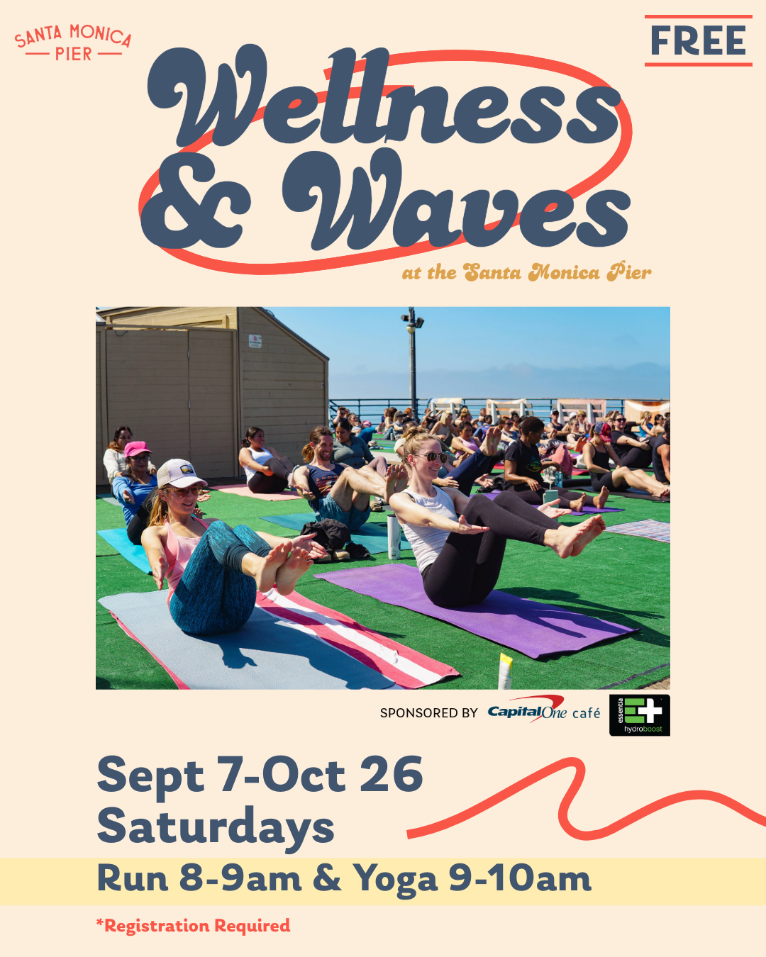 Wellness & Waves — Santa Monica Pier