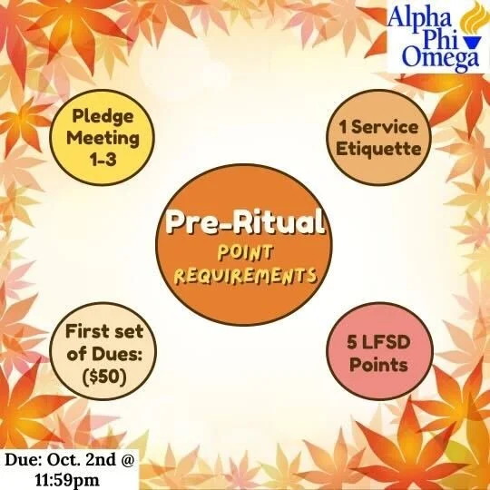 Pledge — Alpha Phi Omega