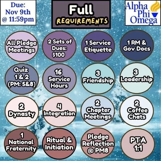 Pledge — Alpha Phi Omega