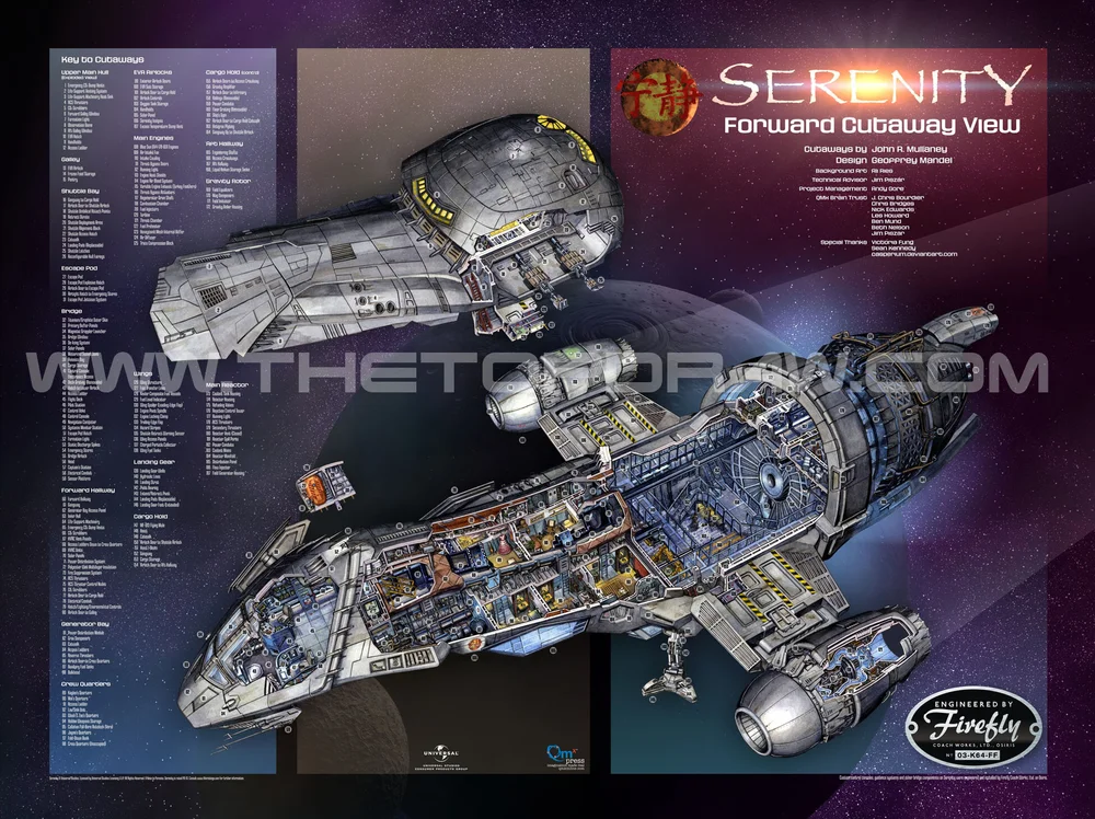 Firefly Ship Drawing