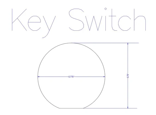 Keyed Starter Switch — Viking Aircraft Engines