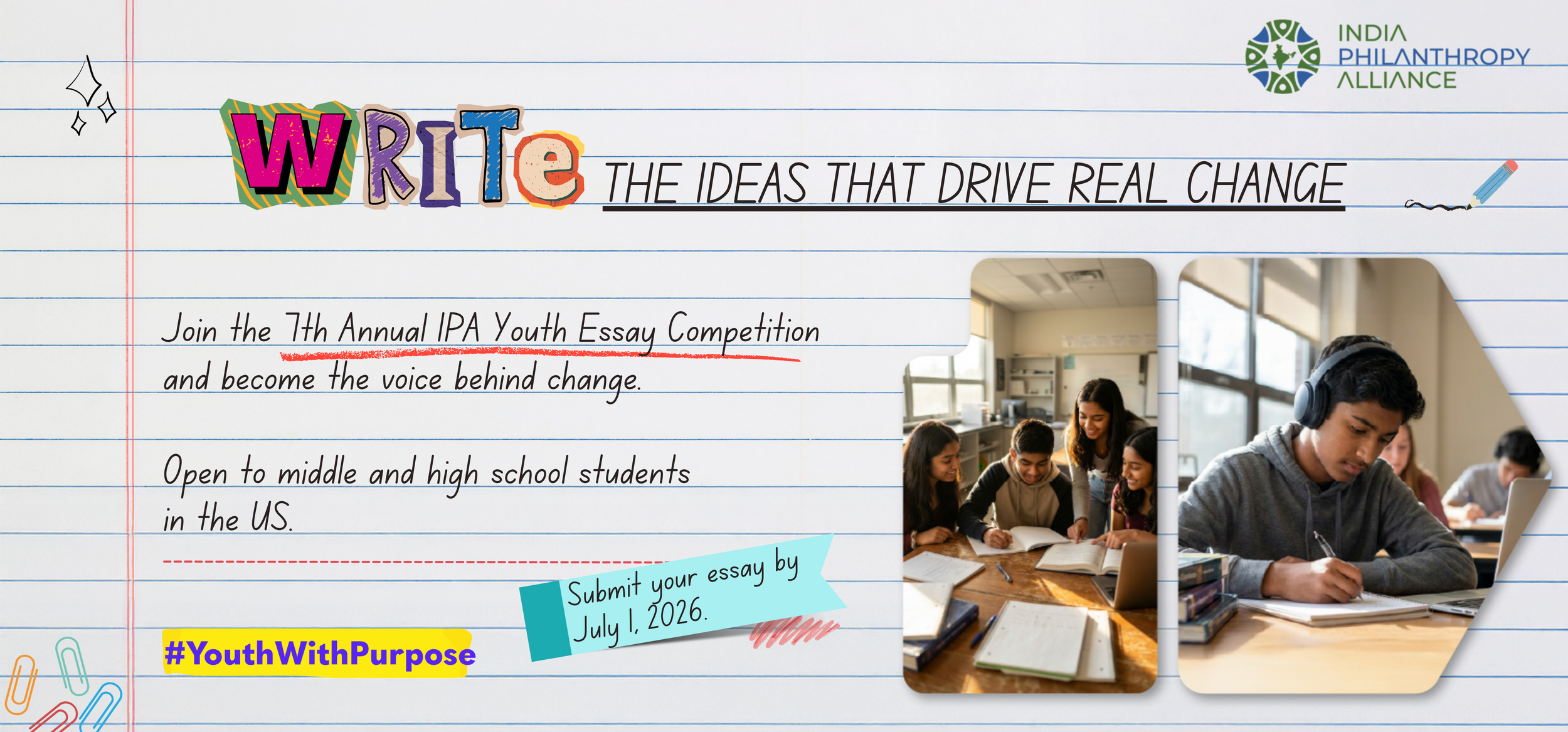 2026 Youth Essay Competition — India Philanthropy Alliance