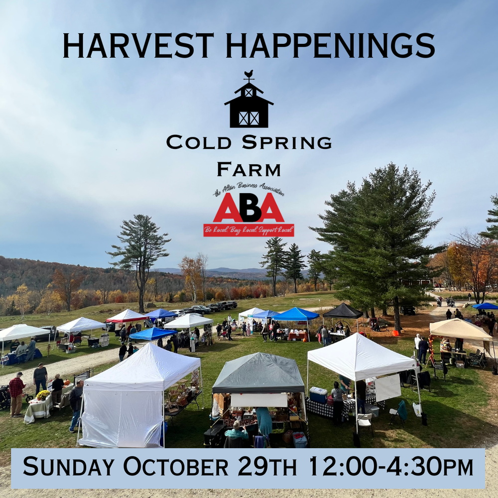 Alton Harvest Happenings — Cold Spring Farm
