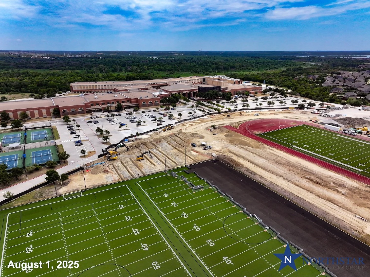 BNHS Stadium: August 2025 — Northwest ISD Construction Website