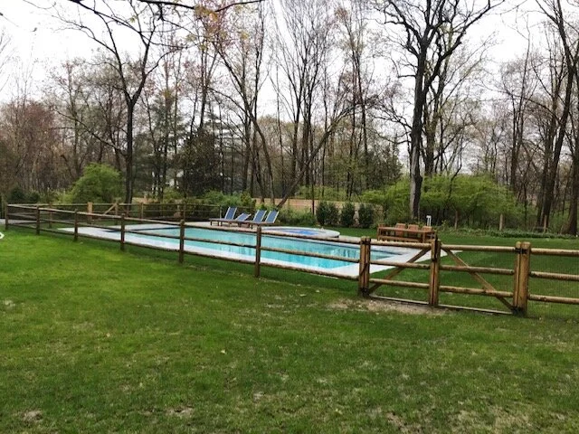 ROUND CEDAR POST AND RAIL — MID HUDSON FENCE CO. 845-221-8700