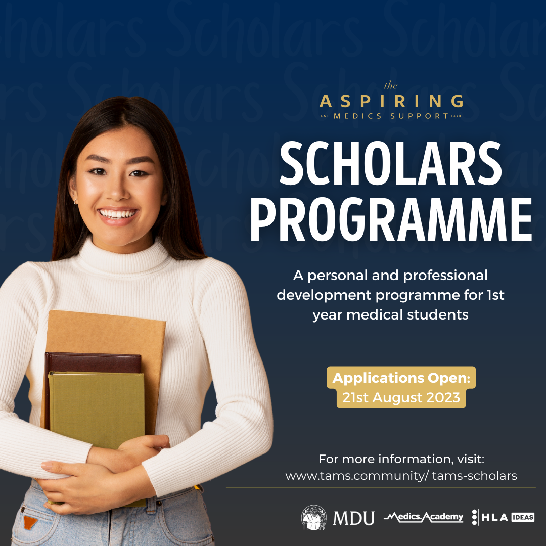 TAMS Scholars Programme — The Aspiring Medic's Support