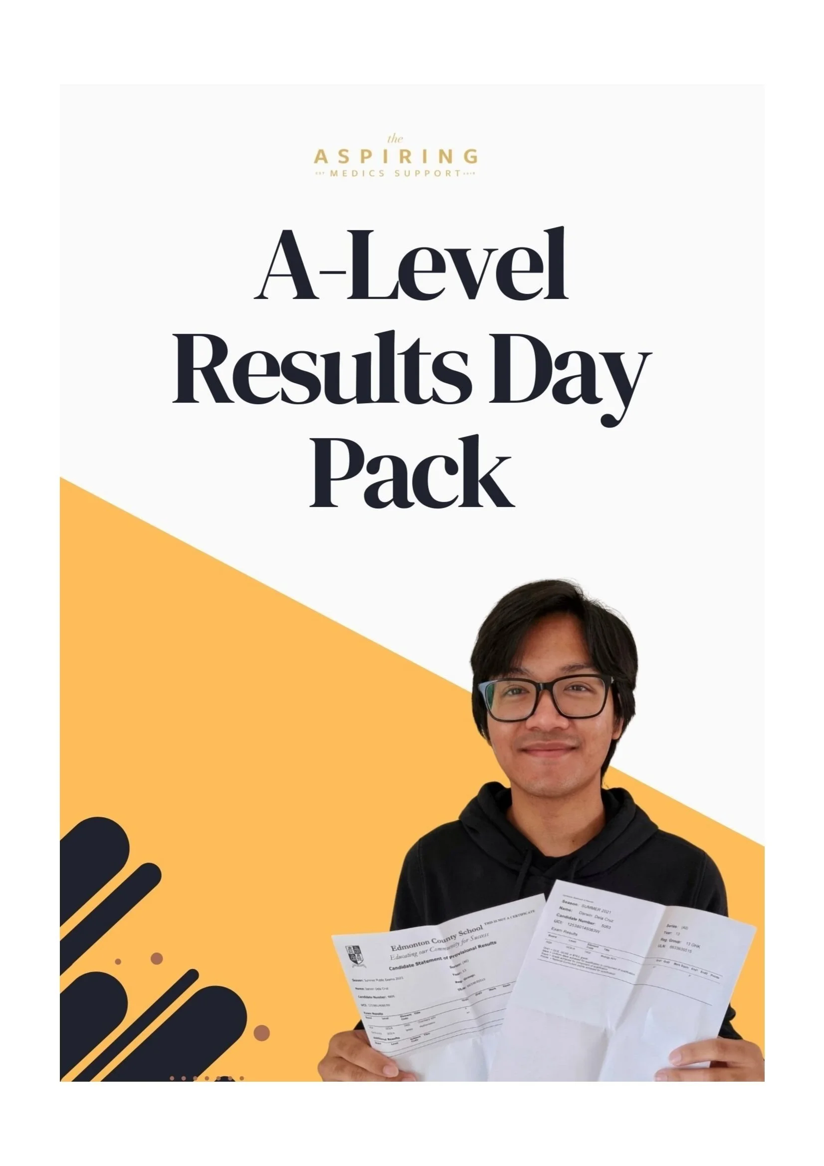 A-level Results Day Pack — The Aspiring Medic's Support