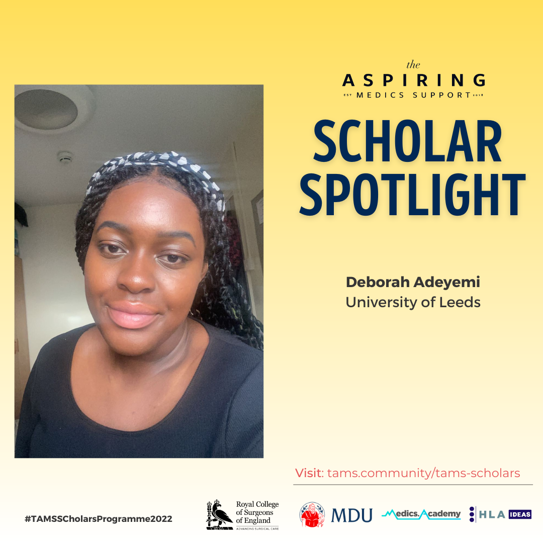 Deborah Adeyemi- Leeds School of Medicine — The Aspiring Medic's Support