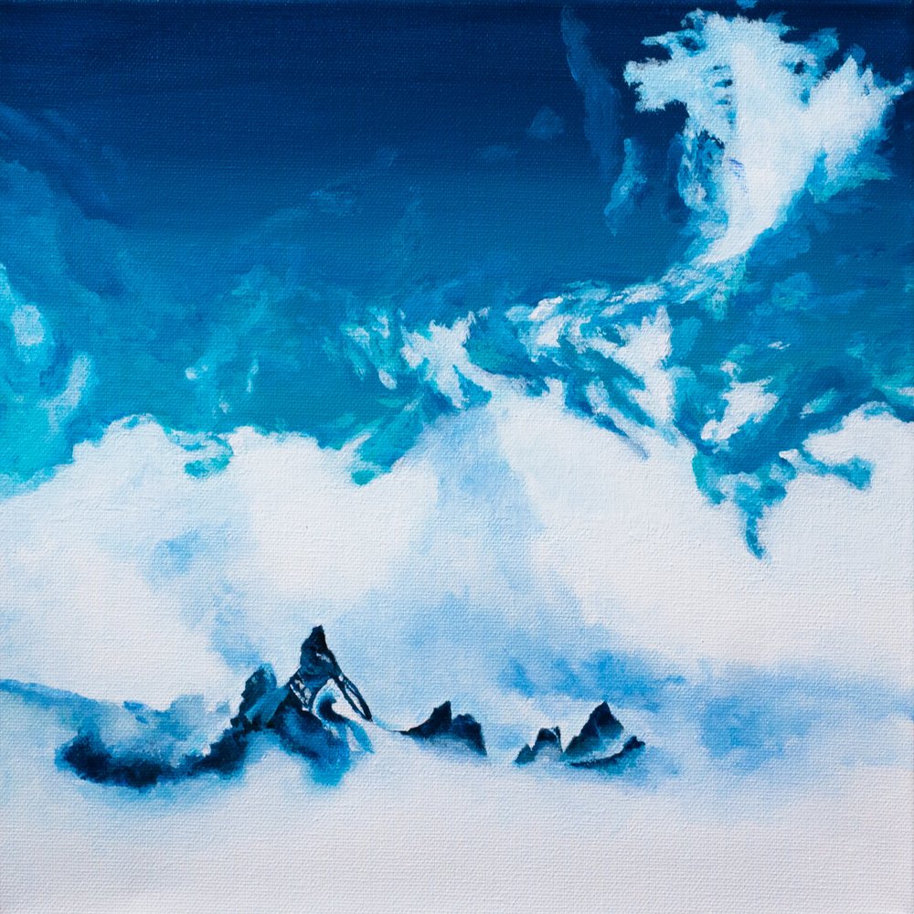 Cotton Candy Original Mountain Painting — Haley [Badenhop] Leeper Art ...