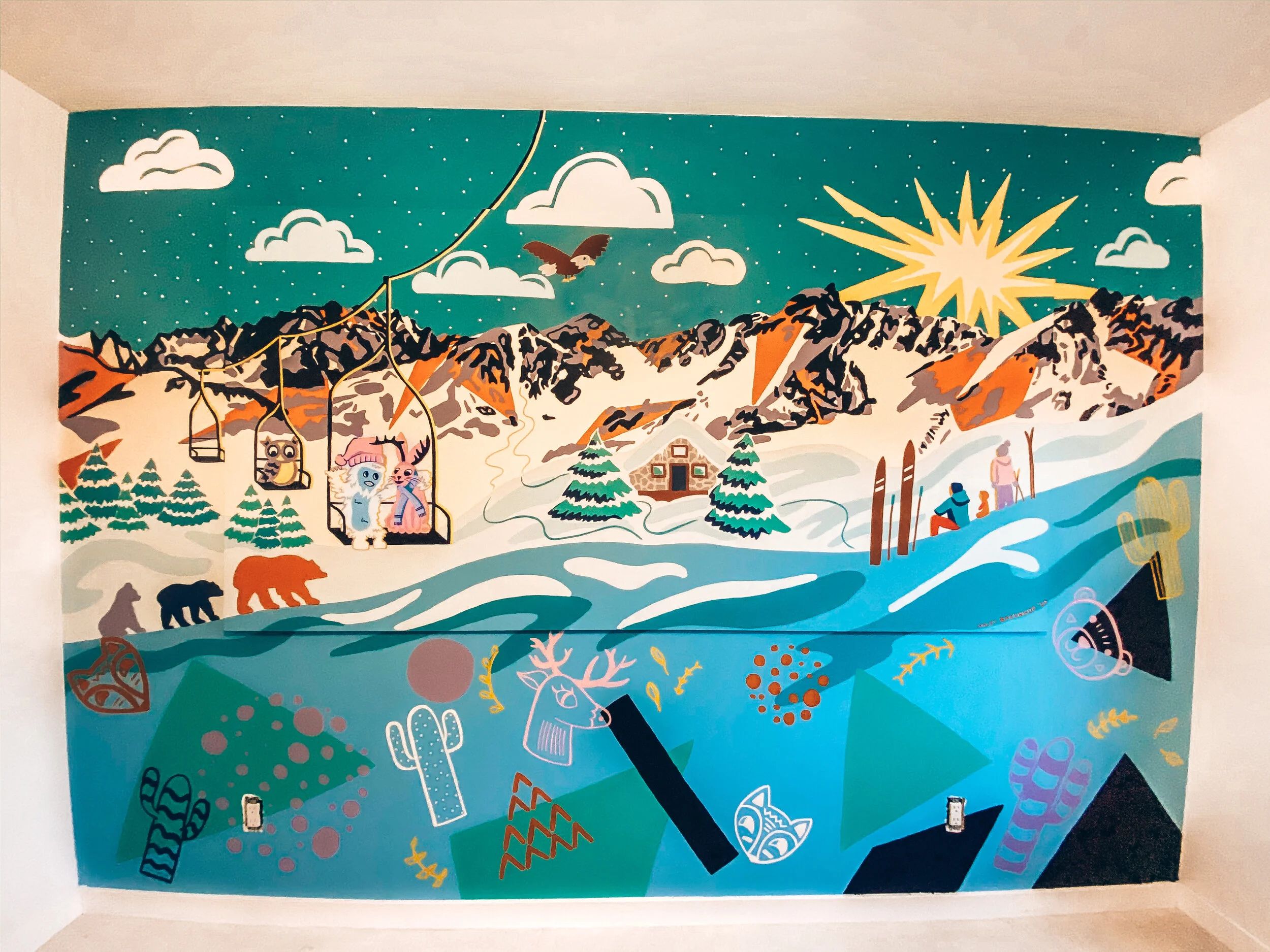 MURAL TIP #7 | How to Create a Removable Mural — Haley Leeper Art