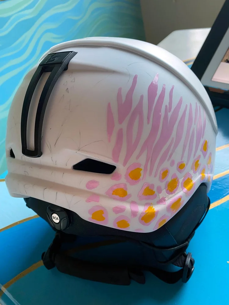 How to Paint Your Ski Helmet — Haley Leeper Art