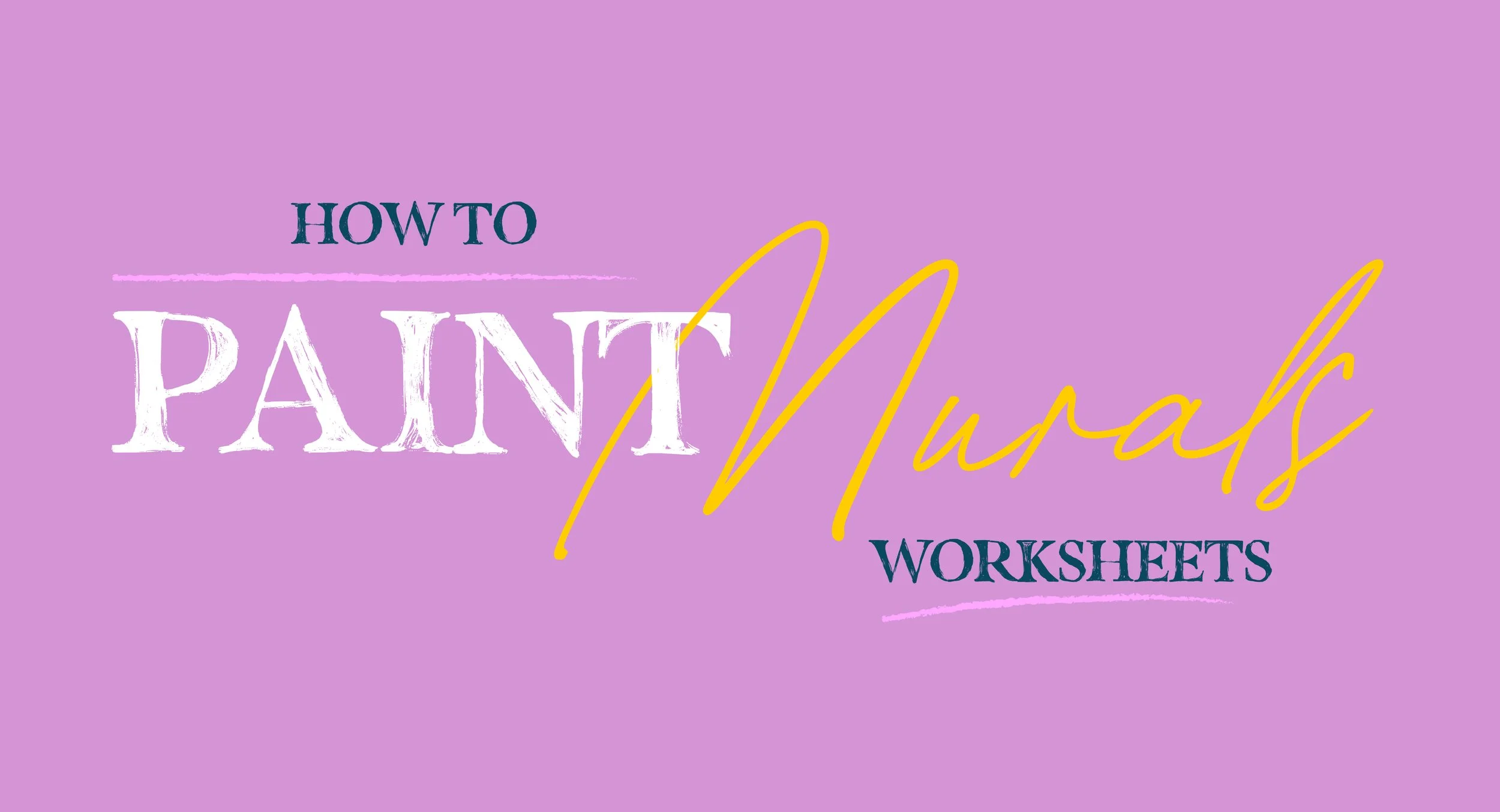 Painting Murals Worksheets | Start Painting Murals Now! — Haley Leeper Art