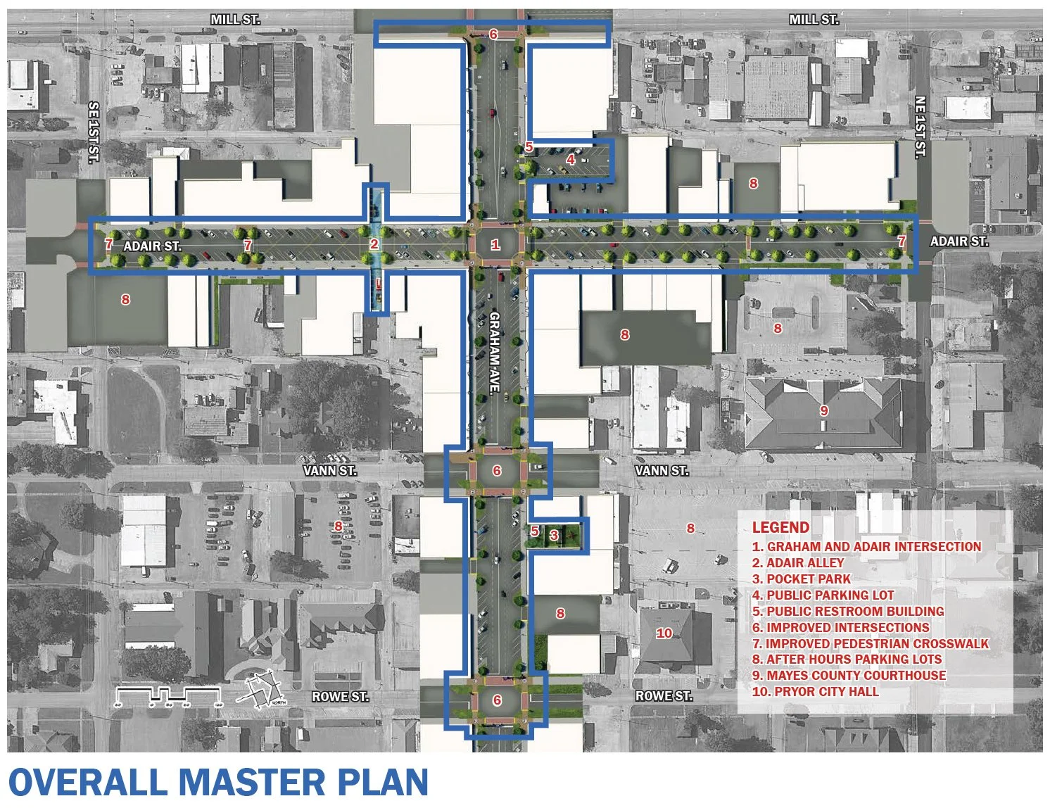 Streetscape Plan — Pryor Main Street