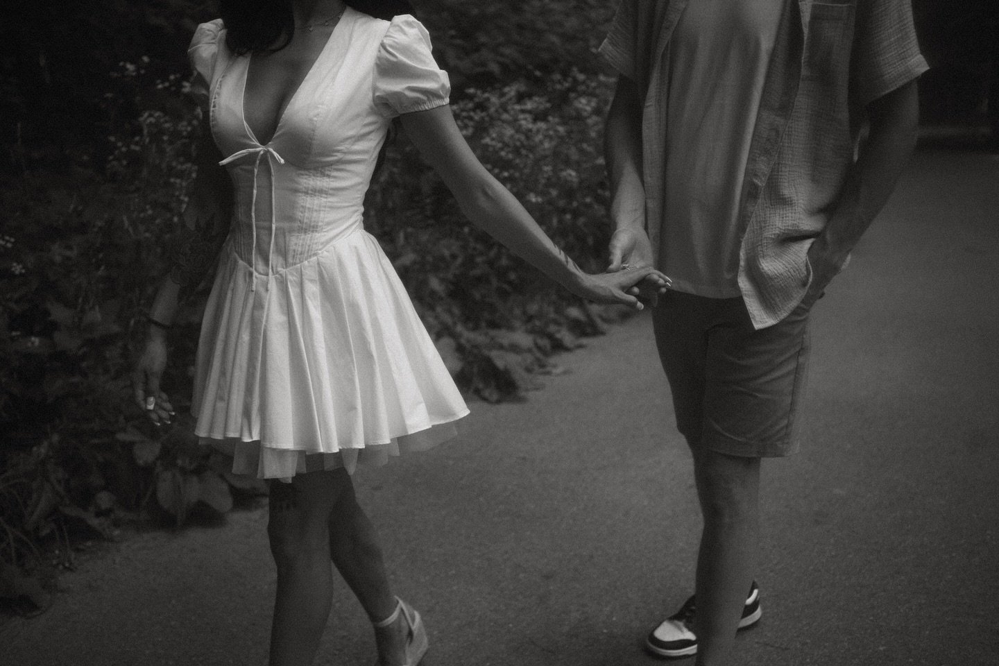 Chad + Katelyn | Addison Oaks Tree Farm Engagement Session — Diffuse Media