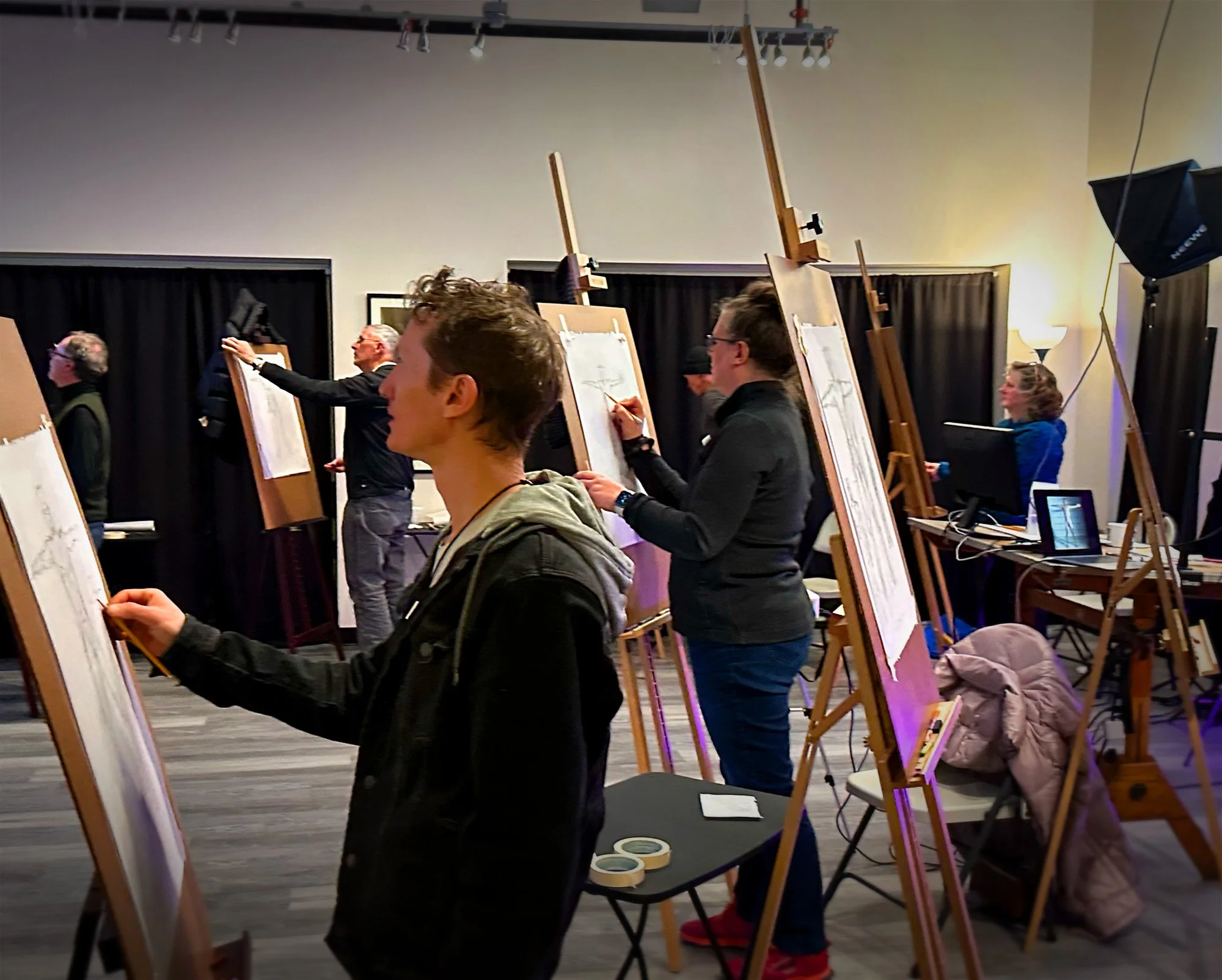 Introduction to Figure Drawing — 3 Square Art