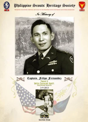 Capt. Felipe Fernandez, 26th Cavalry (PS) — Philippine Scouts Heritage ...