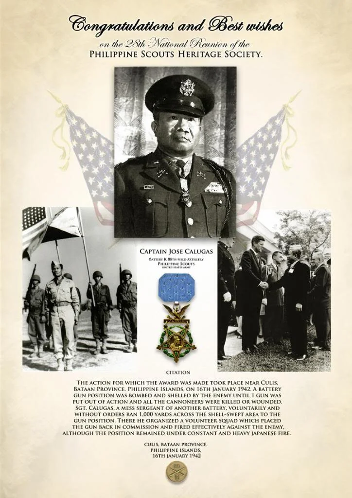 Capt. Jose Calugas, Sr. — Philippine Scouts Heritage Society