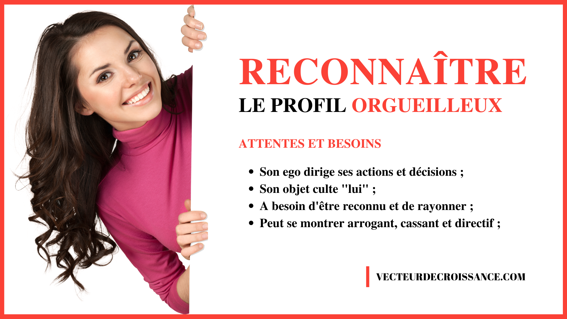 Vendre plus avec la méthode SONCAS : le profil orgueil — Vecteur de croissance