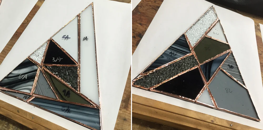 Stained Glass: Modern Triangles — Off the Beaten Press