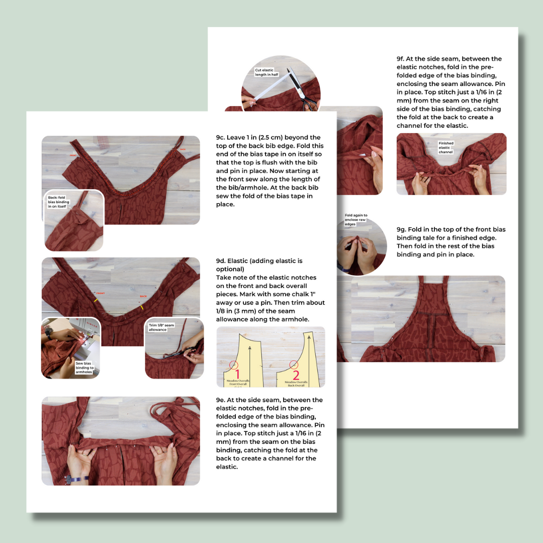 Meadow Overalls PDF Sewing Pattern — LYDIA NAOMI