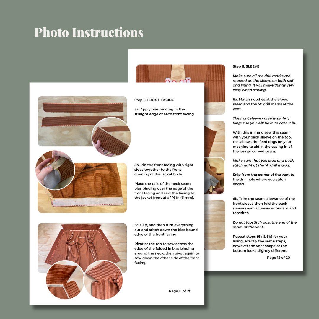 Betsy Utility Jacket PDF Pattern — LYDIA NAOMI