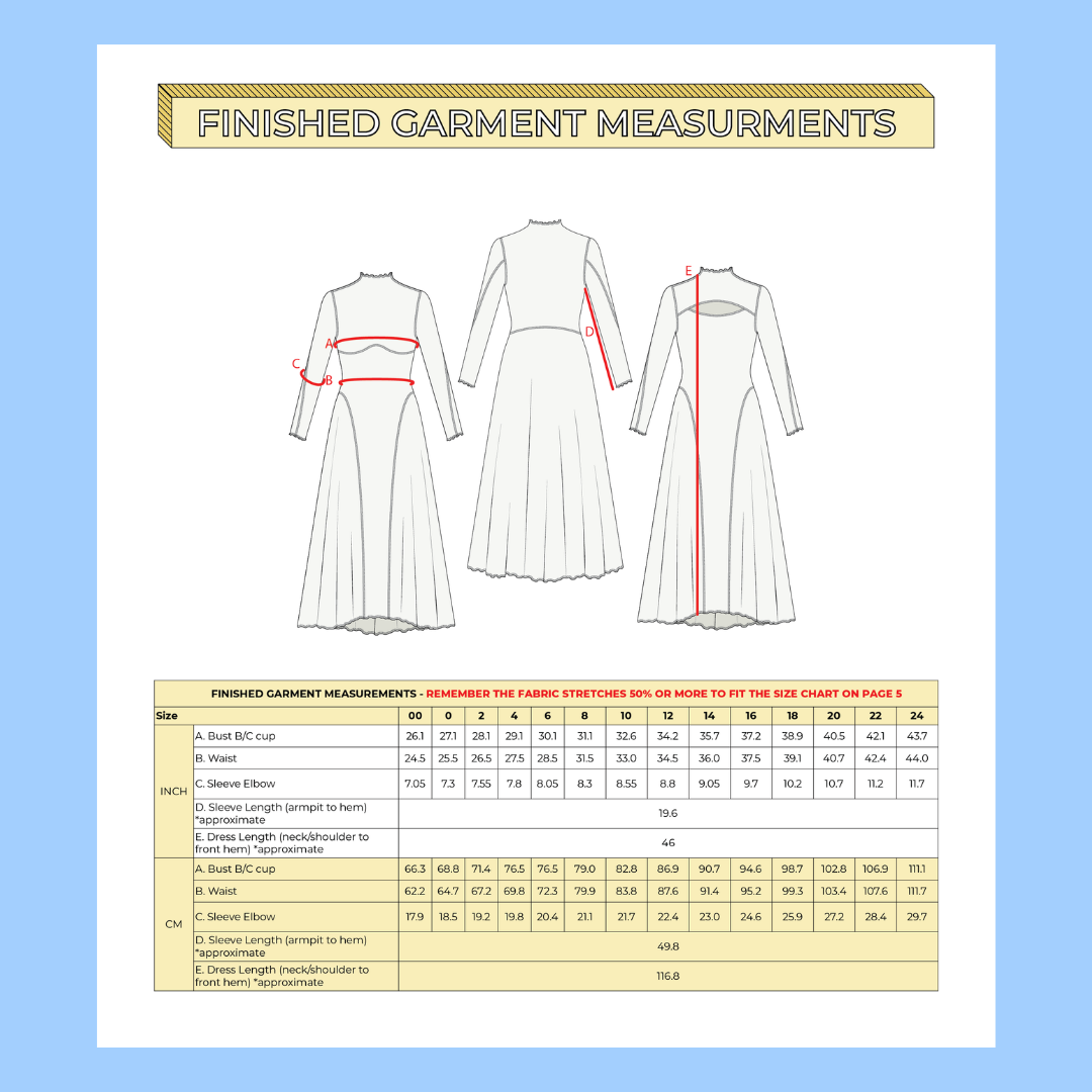 Celeste Frock PDF Sewing Pattern — LYDIA NAOMI