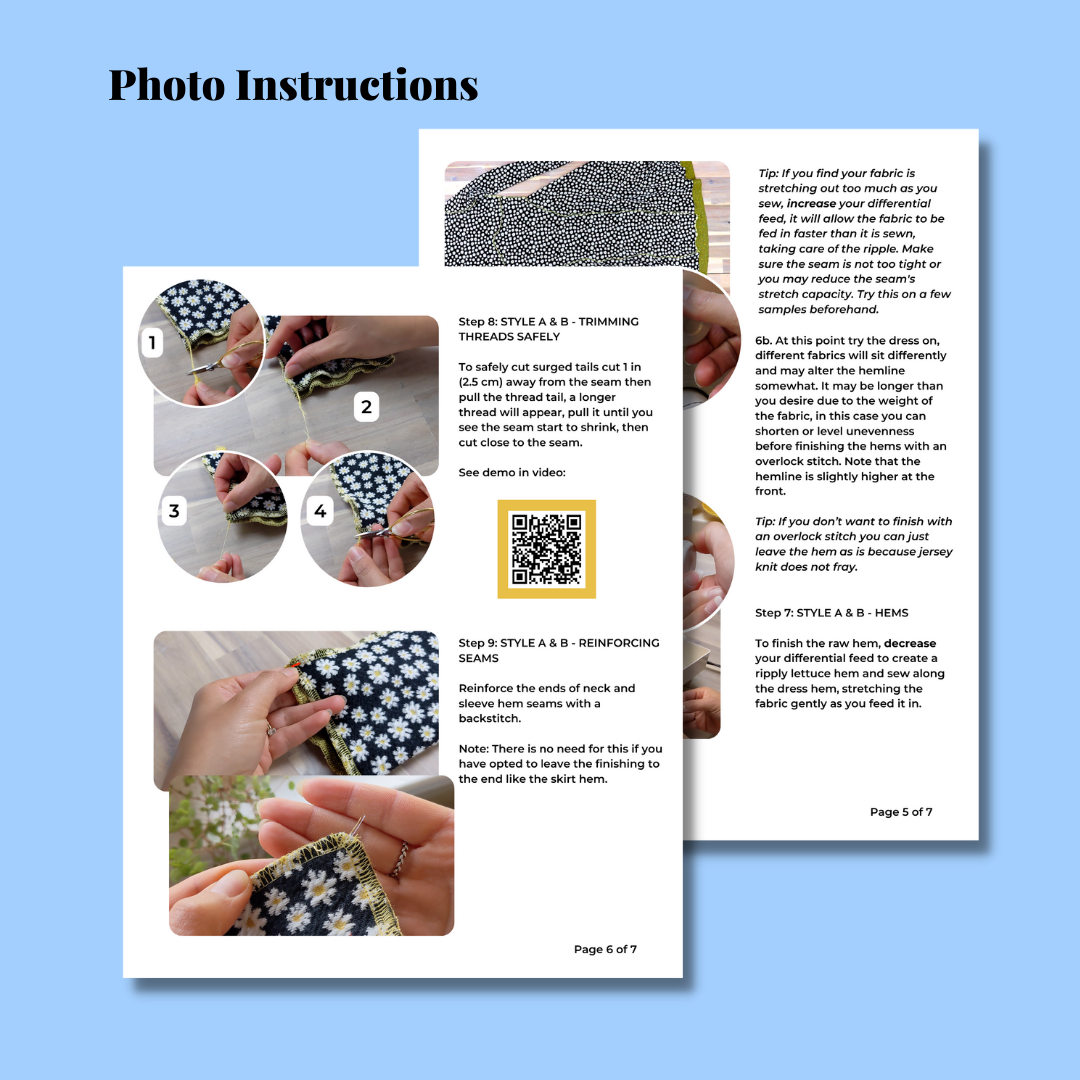 Celeste Frock PDF Sewing Pattern — LYDIA NAOMI