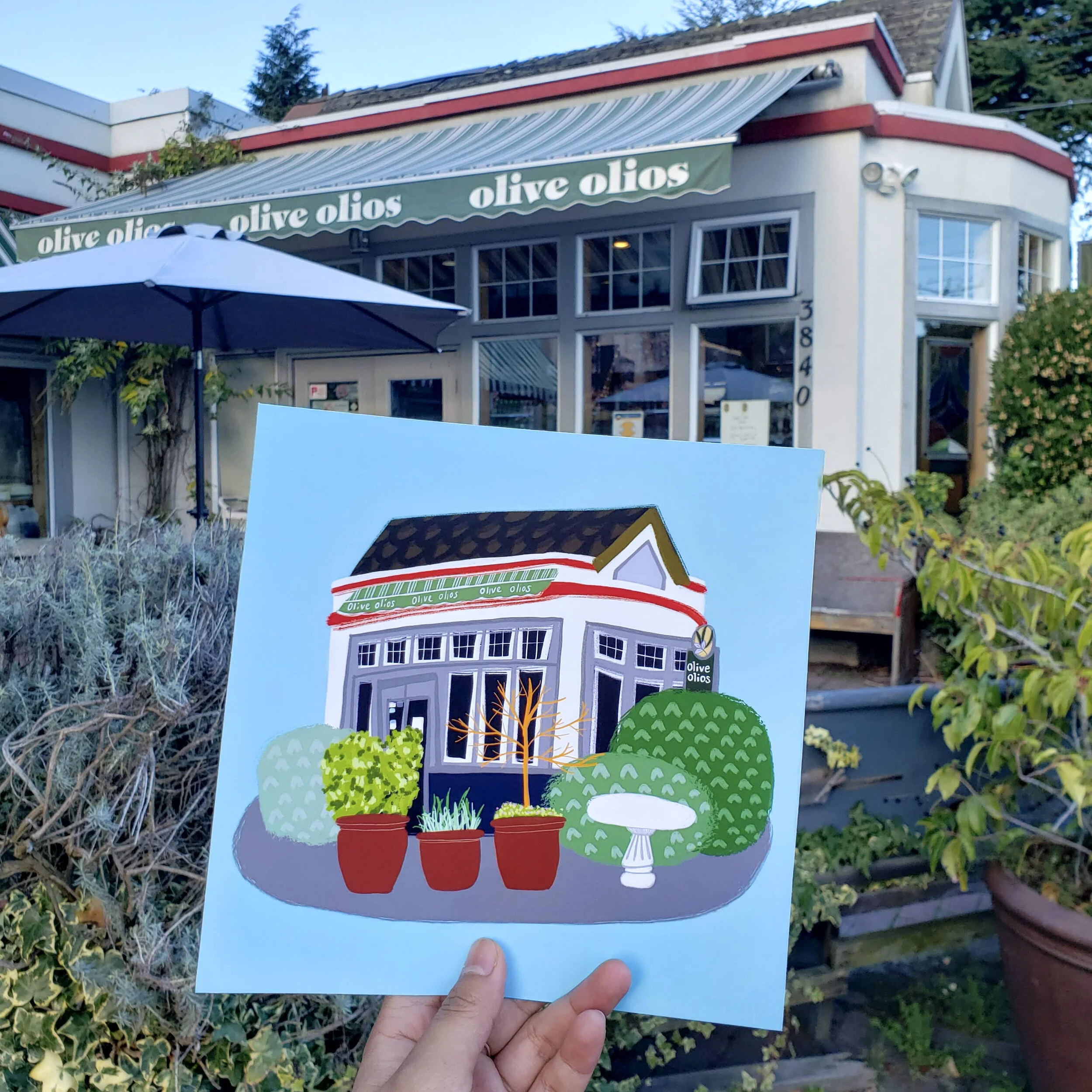 Tiny Library on Chartwell — Art by Sharon Lam