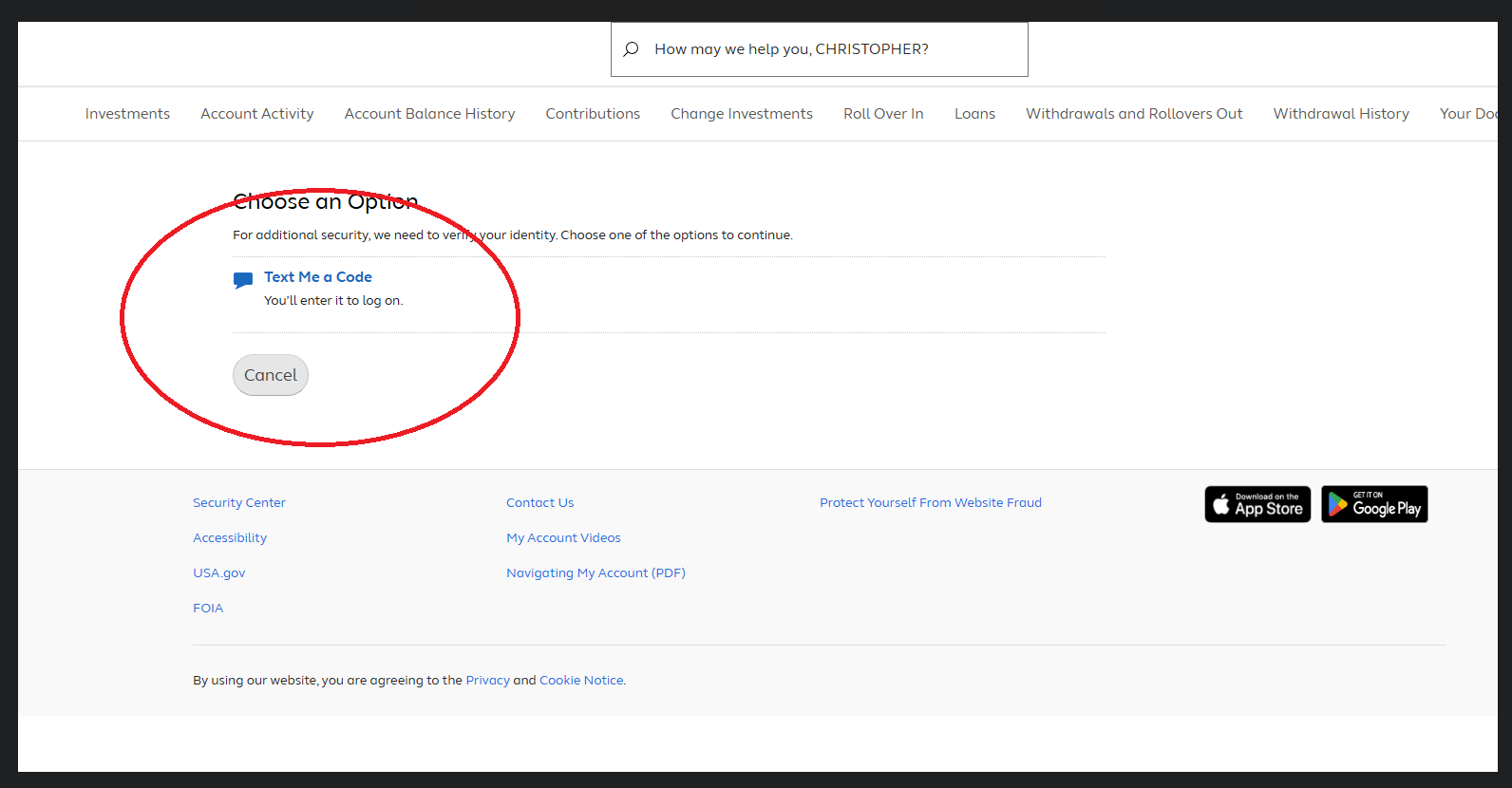 How to Make a TSP Withdrawal (with pictures!) — Barfield Financial