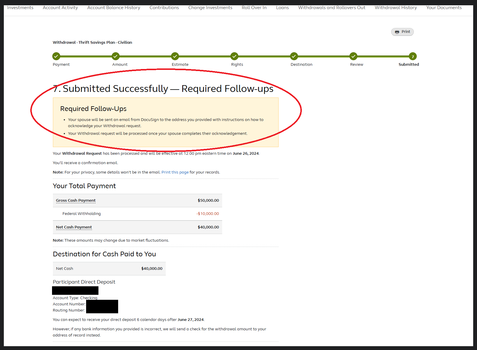 How to Make a TSP Withdrawal (with pictures!) — Barfield Financial
