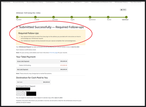 How to Make a TSP Withdrawal (with pictures!) — Barfield Financial