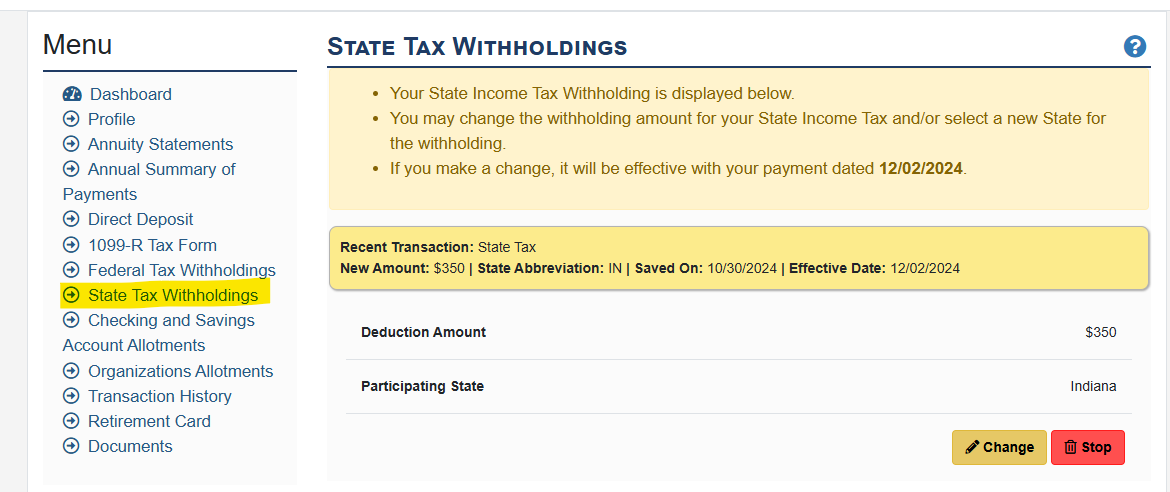 How To Change Tax Withholdings in Retirement — Barfield Financial