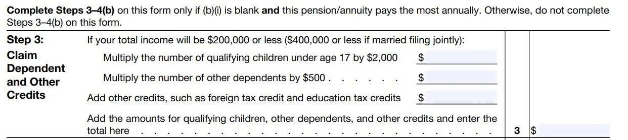 The Dreaded W-4P: How do I fill this out? — Barfield Financial