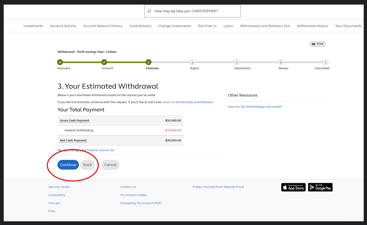 How to Make a TSP Withdrawal (with pictures!) — Barfield Financial