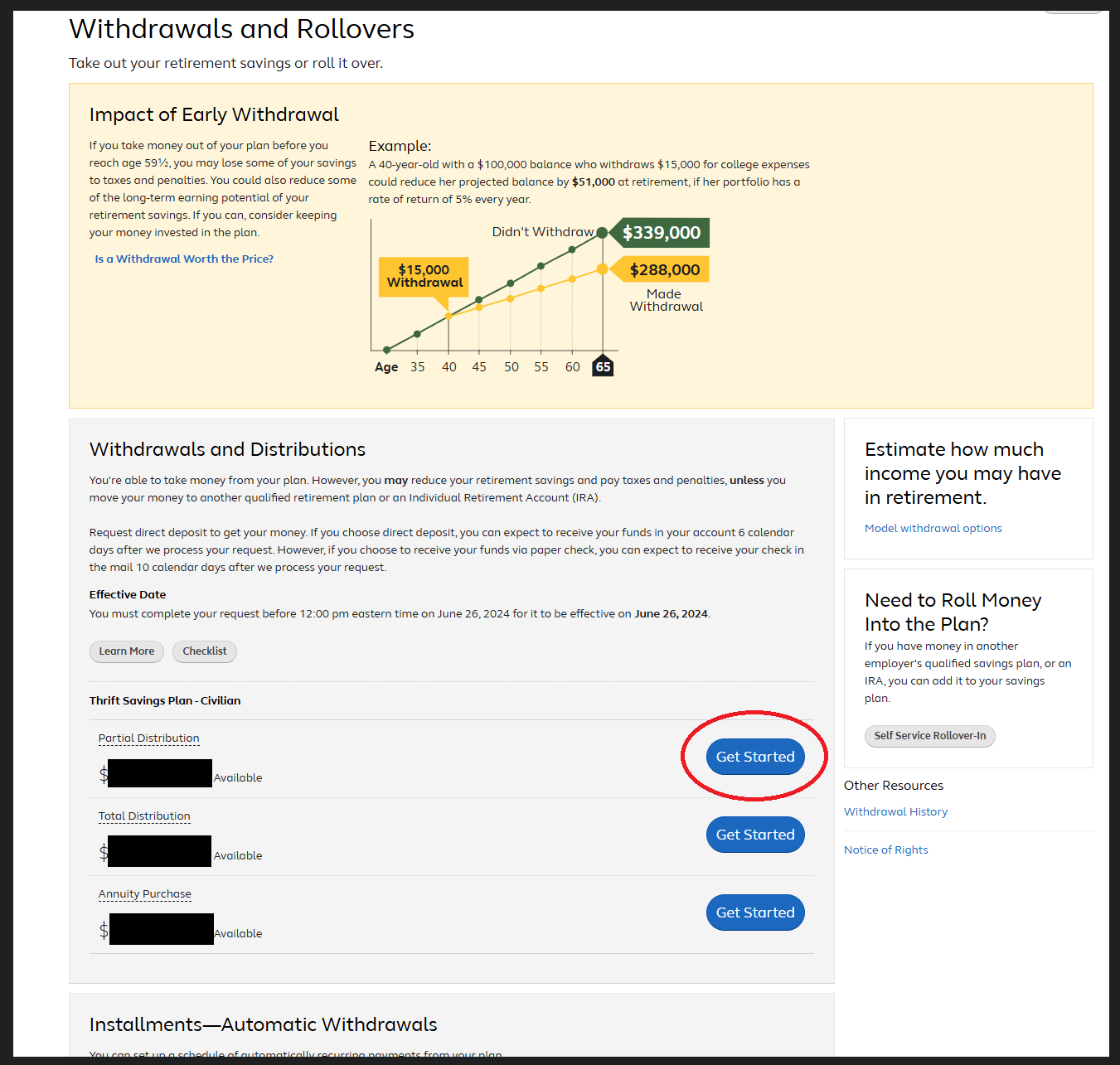 How to Make a TSP Withdrawal (with pictures!) — Barfield Financial