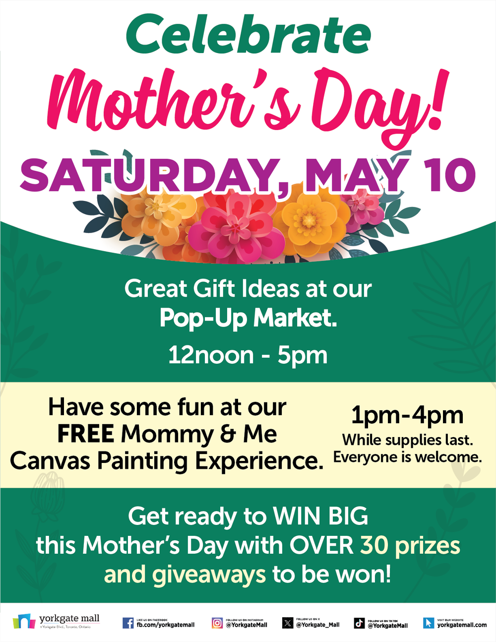 Mother's Day at York Gate Mall — Downsview Advocate