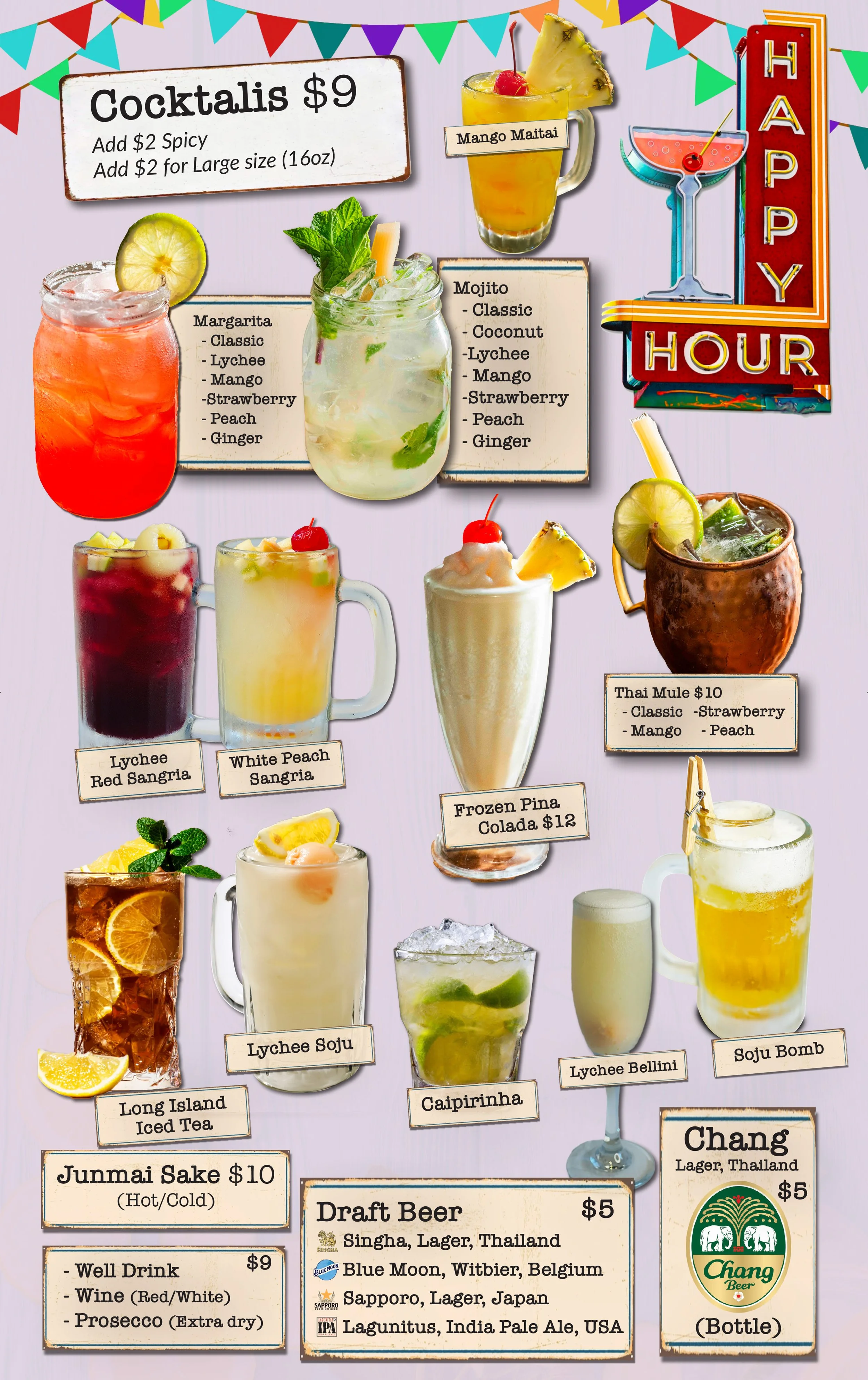 DRINKS MENU — TOP THAI VINTAGE
