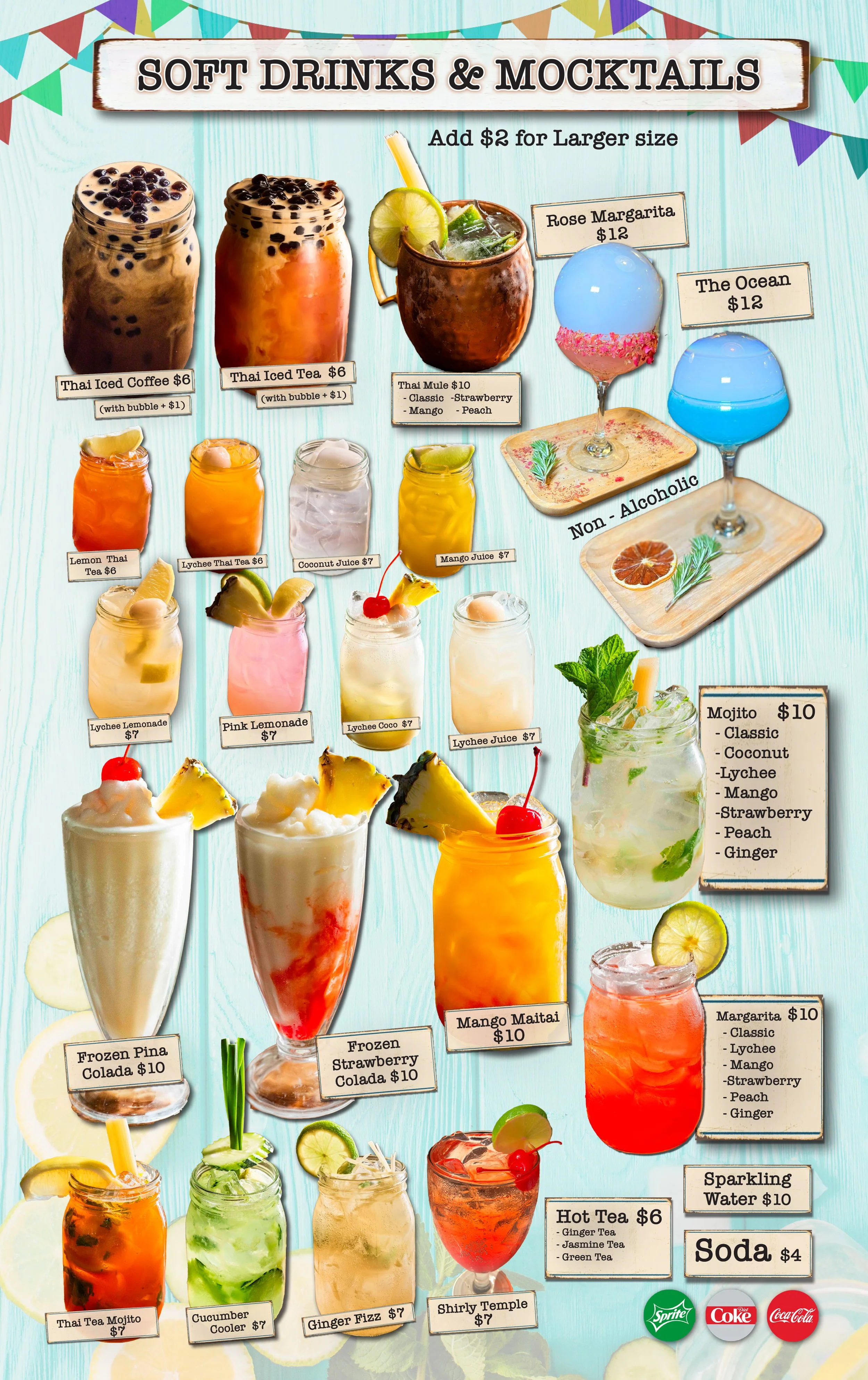 DRINKS MENU — TOP THAI VINTAGE