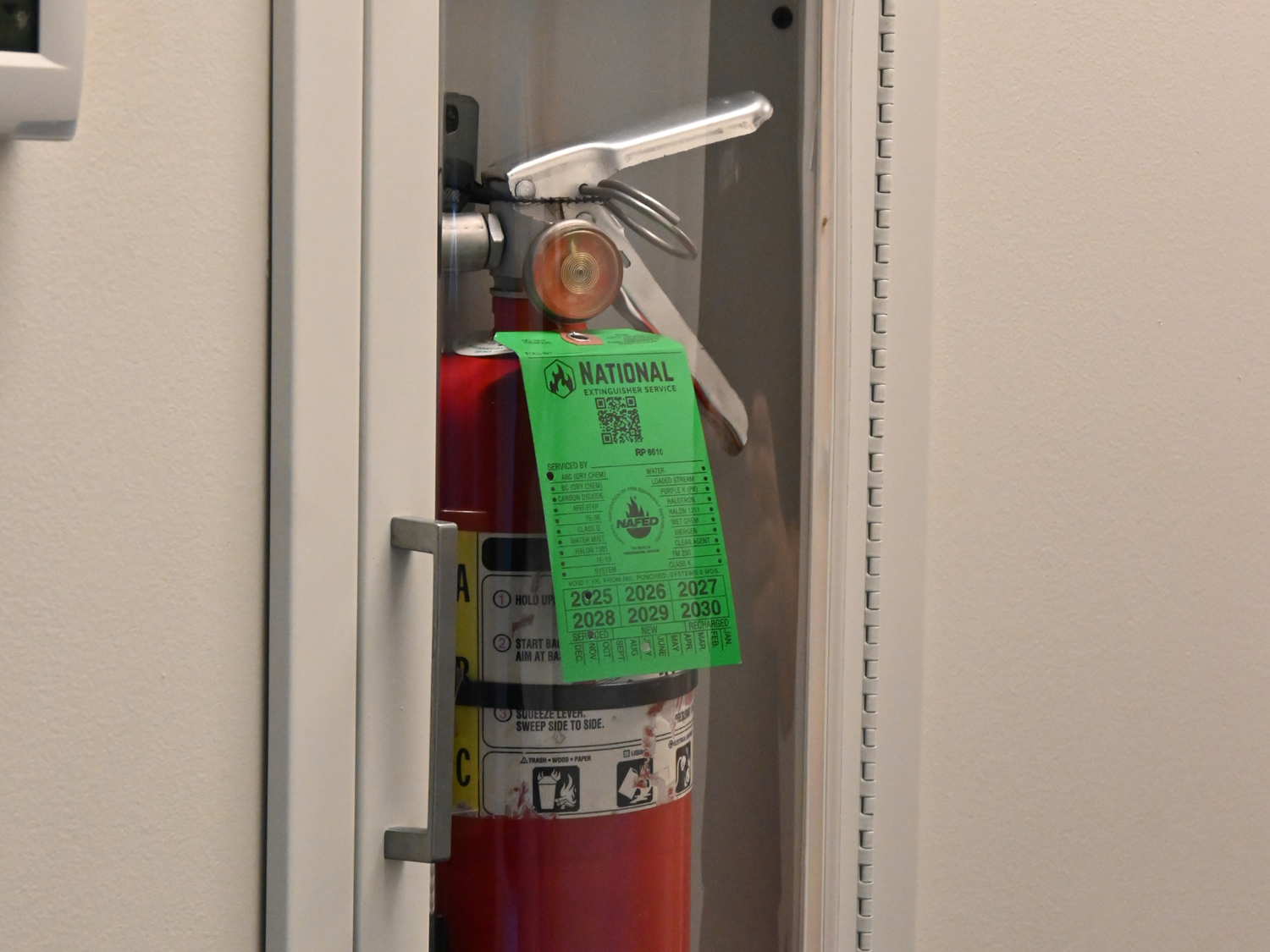 Understanding Fire Extinguisher Tags — National Extinguisher Service