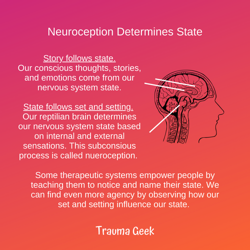 Neuroception & the 3 Part Brain [graphics] — Trauma Geek