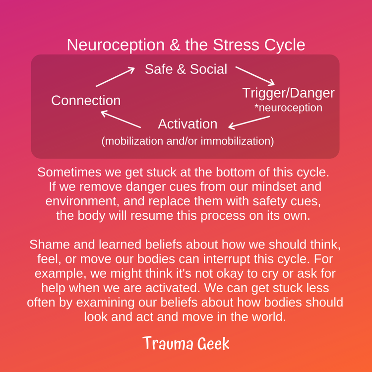 Neuroception & the 3 Part Brain [graphics] — Trauma Geek