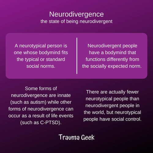 Neurodivergent Identity [graphics] — Trauma Geek