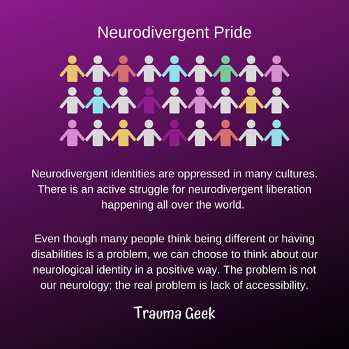 Neurodivergent Identity [graphics] — Trauma Geek