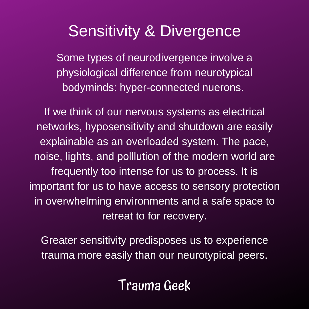Neurodivergent Identity [graphics] — Trauma Geek