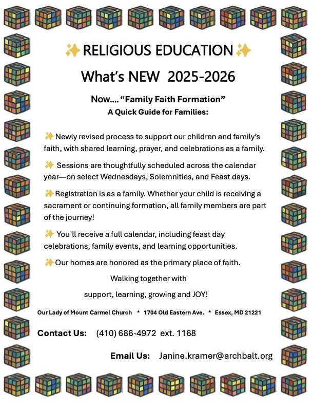 Family Faith Formation — OLMC