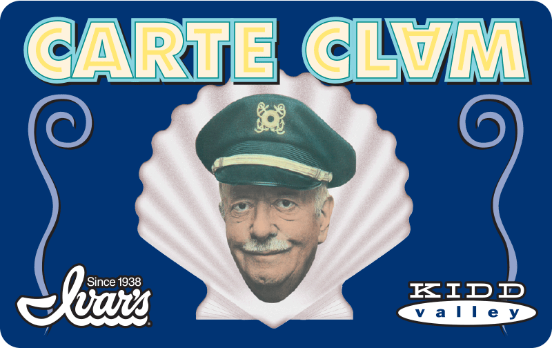 Carte Clam — Ivar's