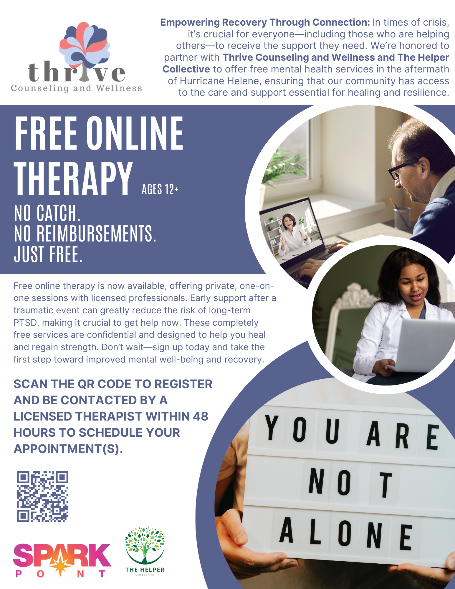 Tele-Therapy | Access Mental Health Support Today — SparkPoint