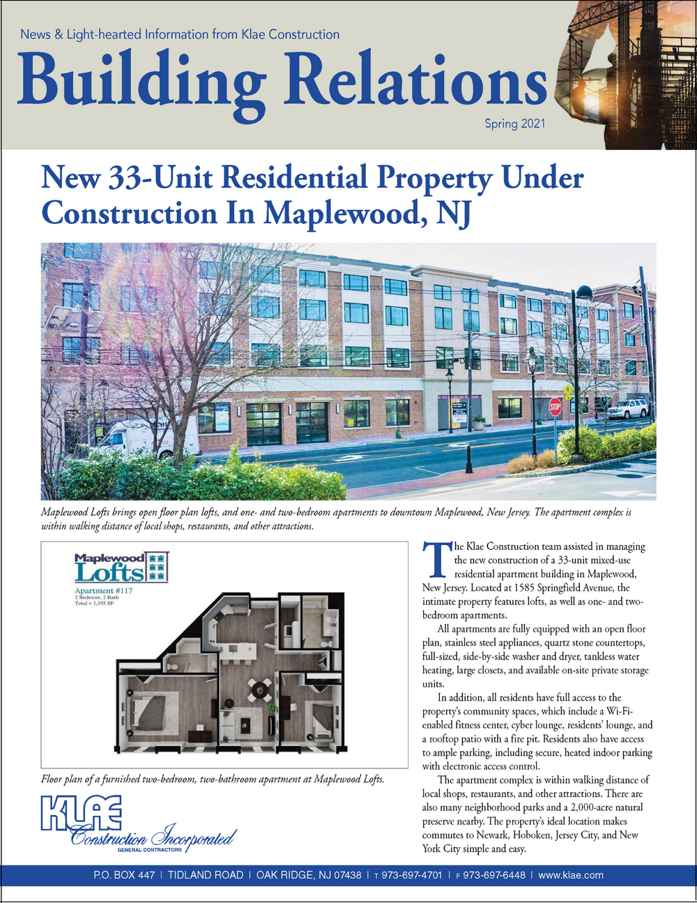 Construction Newsletters — Cline Design | Construction Marketing ...