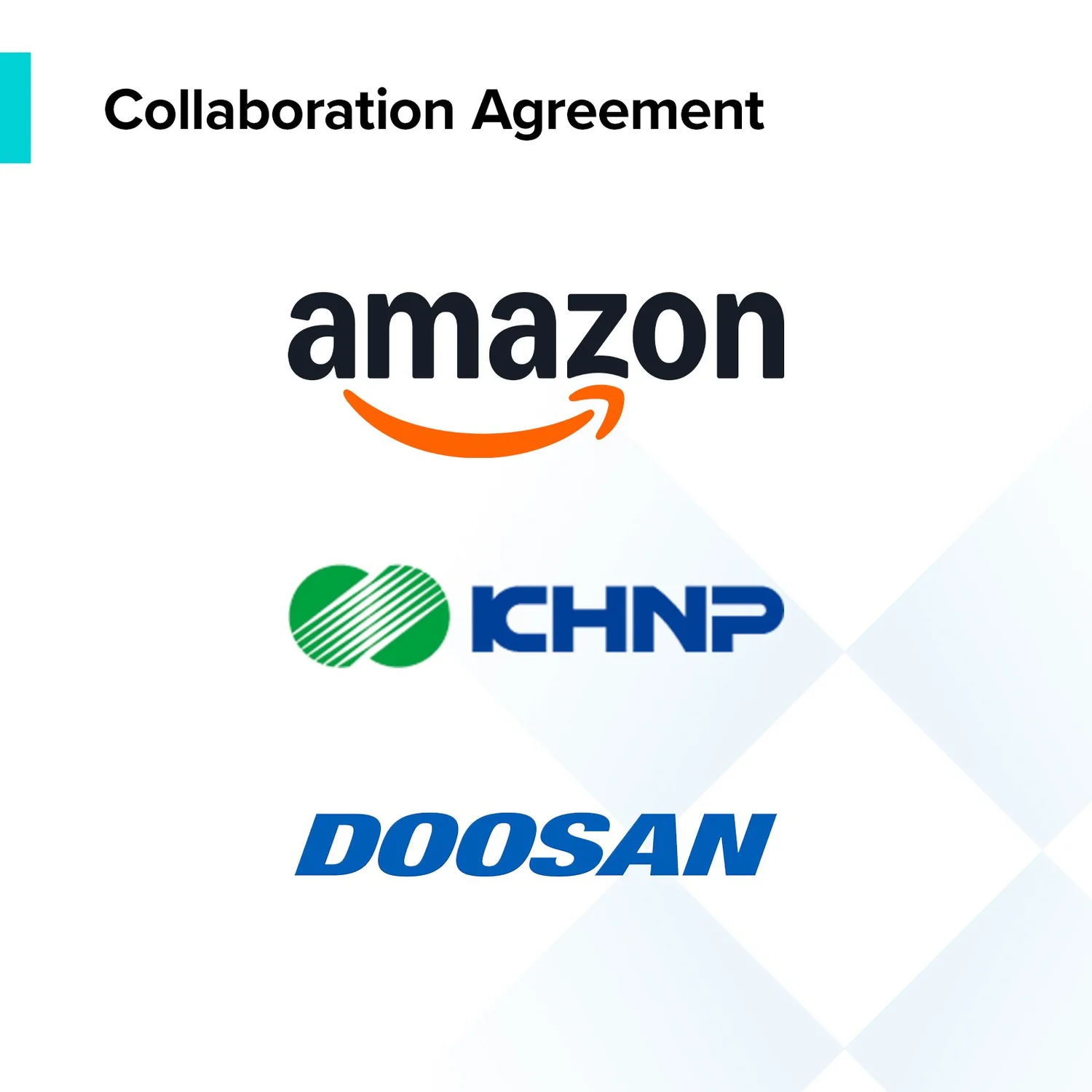 X-energy, Amazon, Korea Hydro & Nuclear Power, and Doosan Enerbility ...