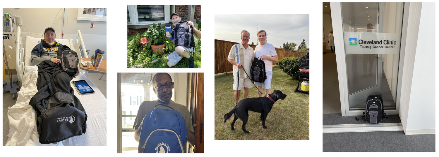 Chemo Backpacks — MAN UP TO CANCER